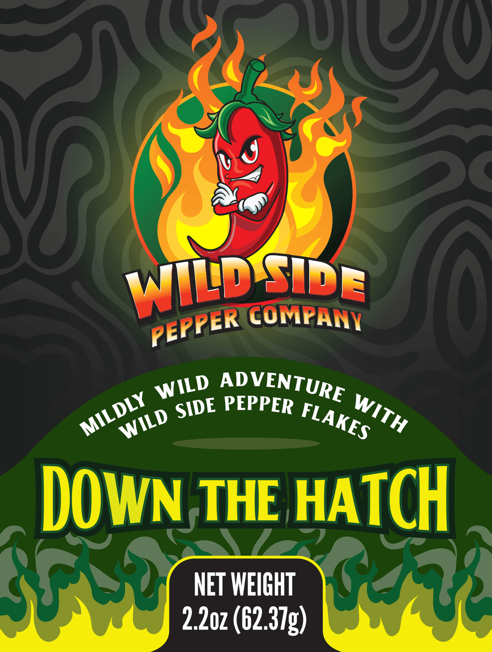 Down The Hatch Hot Pepper Flakes - Hatch Green Chile, Jalapeño ...